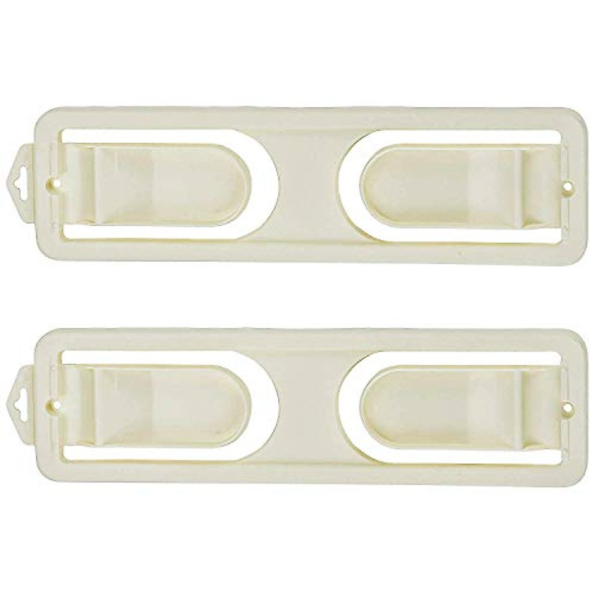 DecorRack Wall Mount Paper Towel Holder for Kitchen and Bath, Flexible Shatterproof -BPA Free- Plastic, Vertical or Horizontal Mount, Under Cabinet Folding Dispenser (Cream)