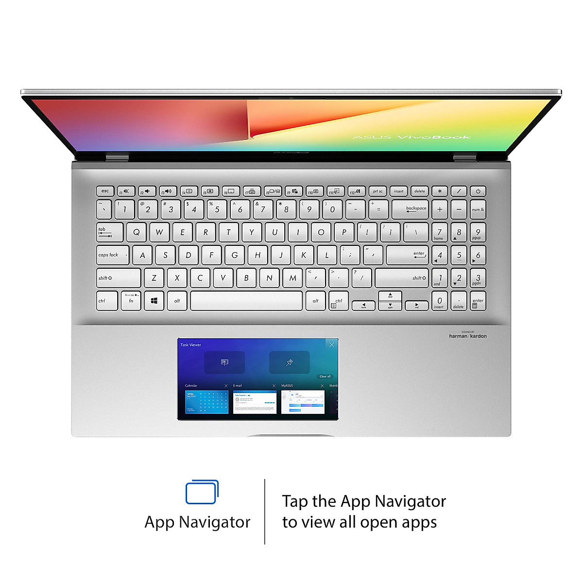 ASUS VivoBook S15 Thin & Light 15.6” FHD, Intel Core i7-8565U CPU, 8GB DDR4 RAM, PCIe NVMe 512GB Teton Glacier SSD, Windows 10 Home, S532FA-PB55, Transparent Silver