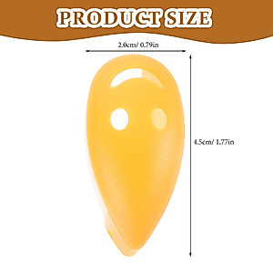 Beavorty Smile Face Toothbrush Holders Suction Cup for Houseware 4pcs (Random Color)