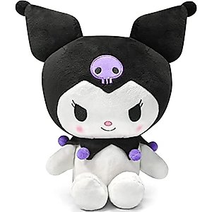 GIRARVS Kurоmi Plush Toys - Cute Soft Doll Toys - Originating from Children's Favorite Cartoon Animations - Popular Among All Children (Black)