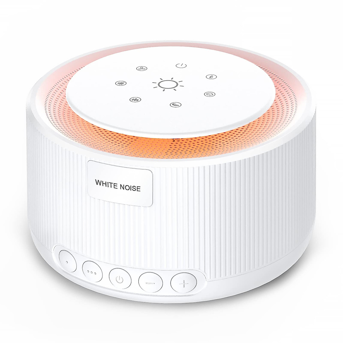 Sound Machine- STYFSCP White Noise Machine with 30 Natural Soothing Sounds 36 Level Volume Light 3 Timer Memory Function, Noise Machine Powered by AC or USB, Sleep Sound Machine for Adults Baby Kids
