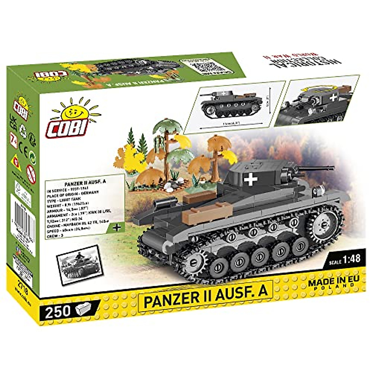 COBI Historical Collection World War II Panzer II Ausf. A Tank