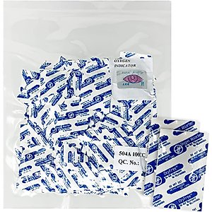 OxyFree Oxygen Absorbers for Food Storage 200 - 100cc (2-packs of 100 each)