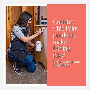 Furniture Glaze - Antique Patina Special Effects Glaze for Chalk Style Furniture Paint, Eco-Friendly Wood Stain, 6 Color Choices - Limestone [White] - Pint (16 oz)