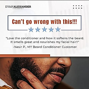 Evan Alexander Grooming MY Beard Conditioner for Men - 4 oz | Smoothens Frizzy Beards, Repairs Damage, Enhance Shine & Boosts Moisture Retention