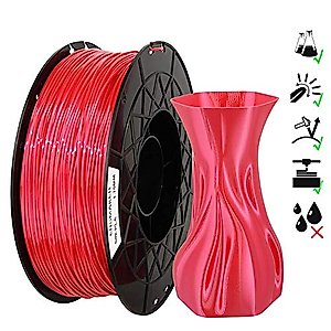 ENOMAKER 3D Printer Silk PLA Red 1.75MM Filament for Creality CR-10 V2 Ender 3, Ender Pro, Ender 5,Ender 3 Pro V2