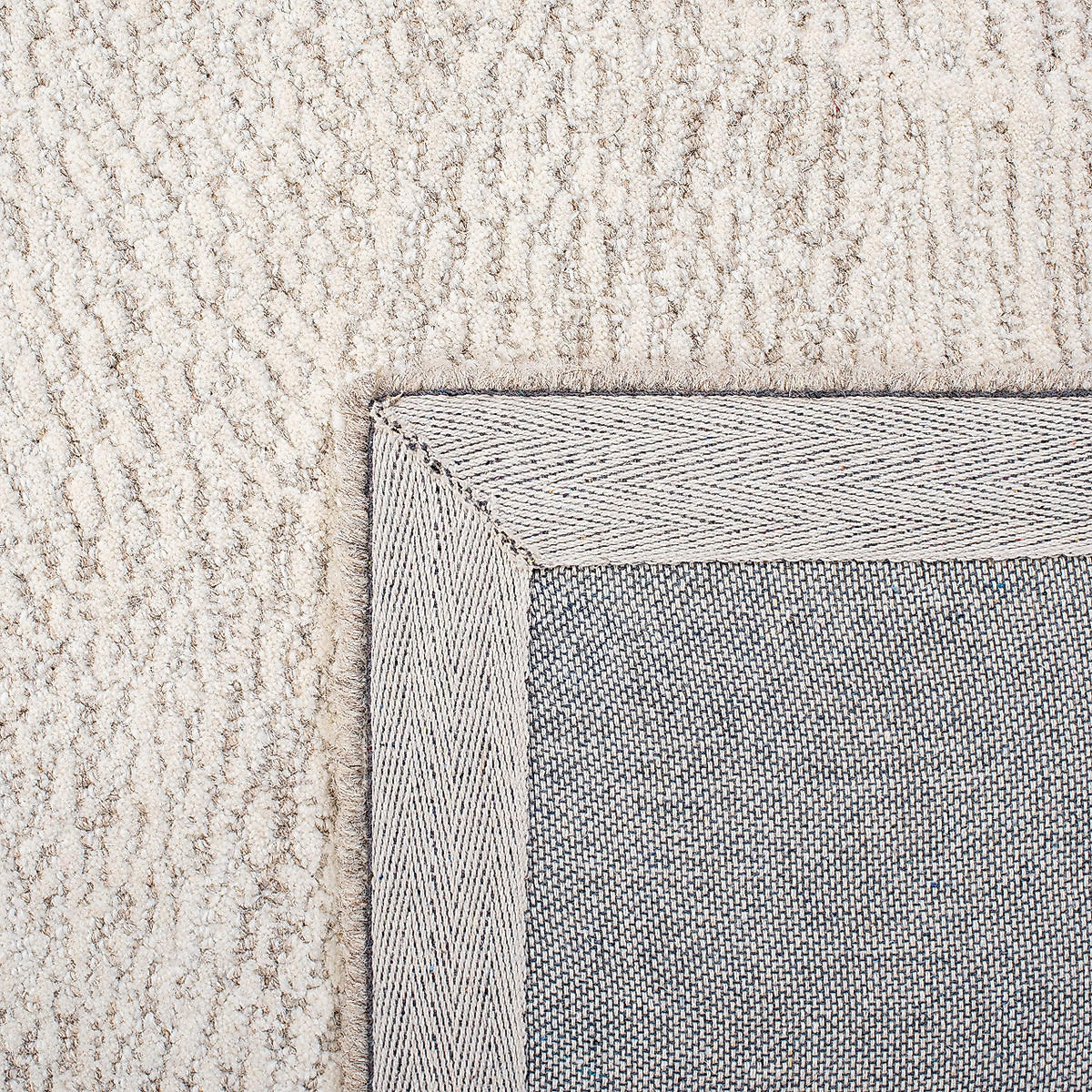 SAFAVIEH Metro Collection Runner Rug - 2'3" x 12', Natural & Ivory, Handmade Wool, Ideal for High Traffic Areas in Living Room, Bedroom (MET999A)