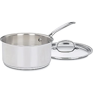 Cuisinart 7-Piece Cookware Set, Chef's Classic Stainless Steel Collection, 77-7P1