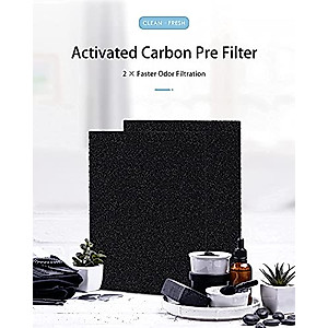 2-Pack C535 Replacement Filter A Kit Compatible with Winix C535, 5300-2, P300, 5300, Repalce 115115