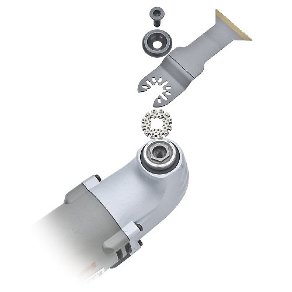 Genesis GAMT403 Universal Quick-Fit Accessory Adapter for Rockwell Hex Interface Oscillating Tool , Gray
