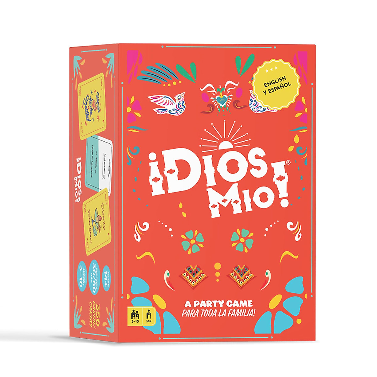Dios Mio! Party Game - Bilingual Comedy Card Game for Latinos, Fun for Family Game Night, Ages 17+, 4-10 Players, 30-60 Min Playtime, Made by Fitz Games