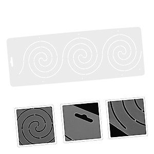 TEHAUX Quilting Stencils Grid Patchwork Quilting Tools Stencils for Quilting Patchwork Tool Quilting Quilting Stencil Ruler Sewing Template Ruler