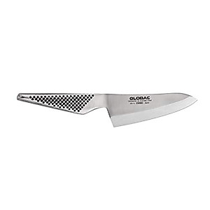 Global GS-4, Classic 4.75in/12cm Oriental, Stainless Steel Deba Knife, 4.75