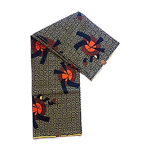 Midwe African Print Fabric - Cotton (6yards)