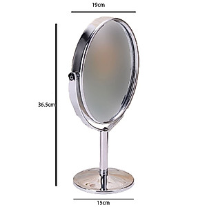 LCARY Makeup Mirror 1pc Beauty Makeup Cosmetic Mirror Double-Sided Normal Stand Mirror