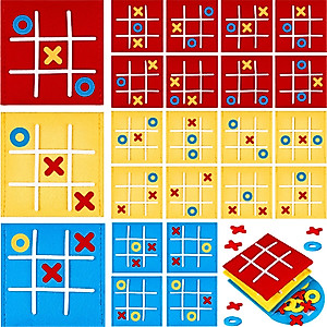 Deekin Tic Tac Toe Strategic Board Game Birthday Party Favors with Envelope Student Gifts Mini Board Games Birthday Board Game Tic Tac Toe Decor for Goody Bag Fillers Educational Toy (50 Pcs)