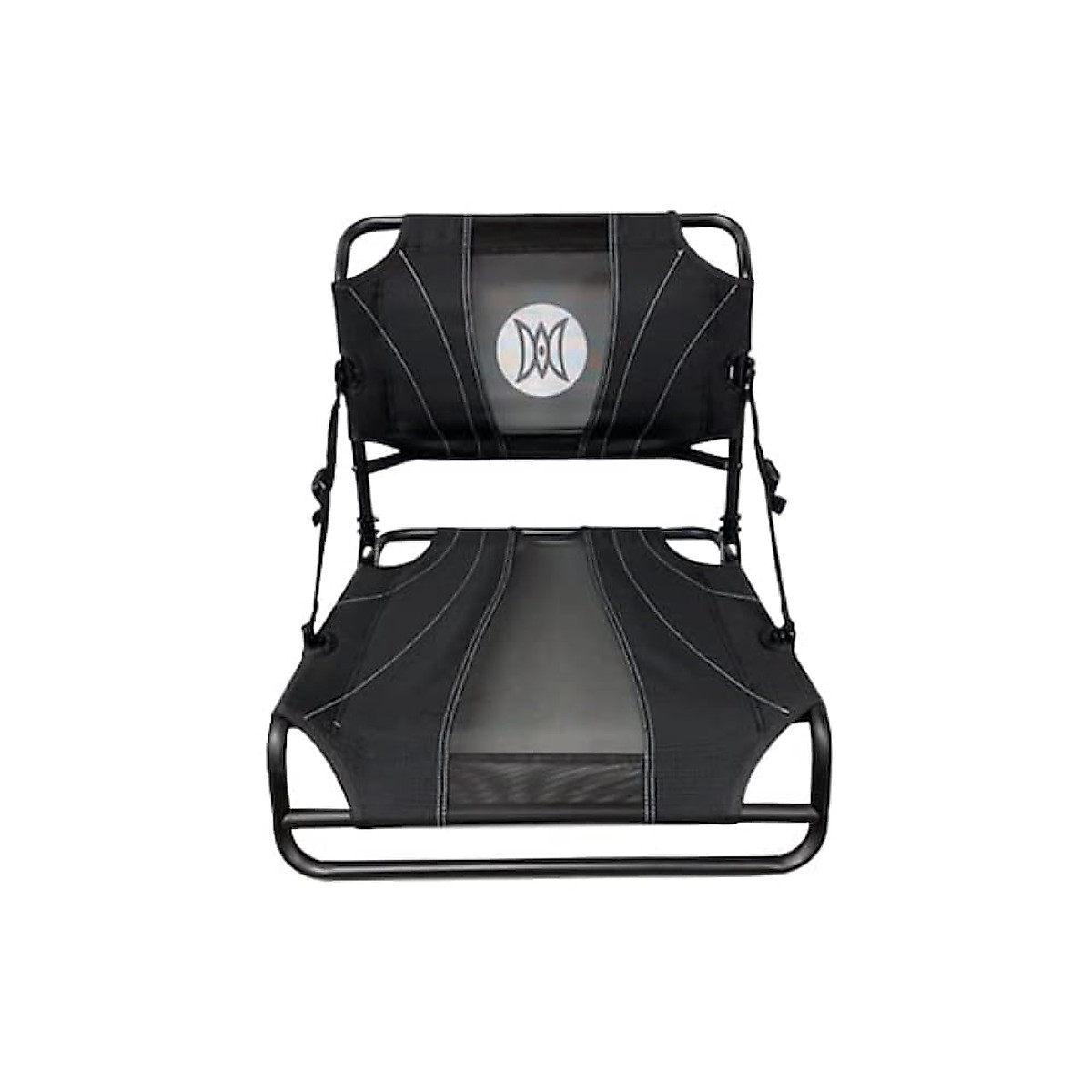 Perception Kayak Frame Seat Replacement - Lawn Chair Style Seat for Outlaw, Pescador Pro, Black/Gray,One Size,9800913