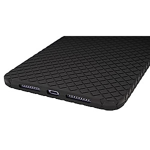 Veamor iPad Mini 6 Case Cover, Anti Slip Silicone Flexible Rubber Protective Bumper for Apple iPad Mini 6th Gen 8.3 Inch 2021, Kids Friendly/Drop Proof/Shockproof (Black)