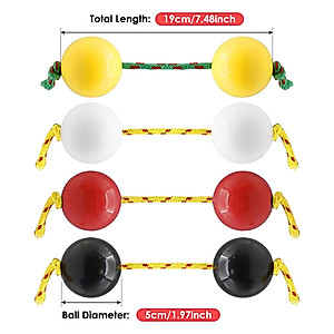 Generic 1 Pair Hand Shaker Balls Kashaka Instrument,Double Gourd Percussion,Music Egg Shaker,African Shaker Rattle, Black