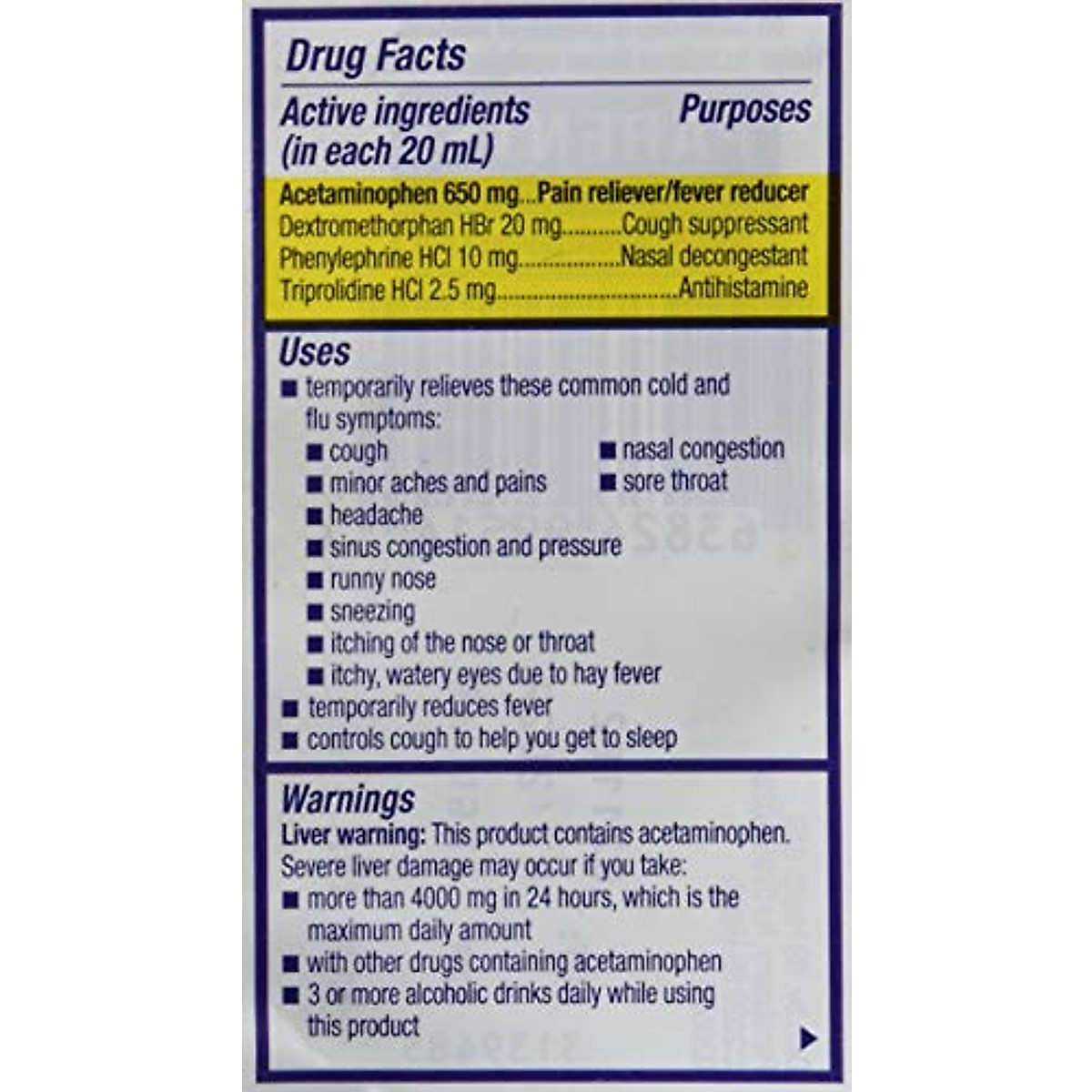 Mucinex Nightshift Severe Cold & Flu, 6 Fl Oz