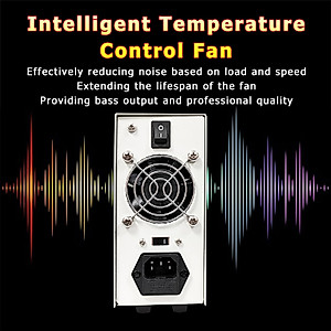LWLONGWEI DC Power Supply Variable, Adjustable Switching Regulated Power Supply 30V 10A with Encoder Coarse & Fine Adjustments Knob, Beach Power Supply with USB 5V 2A Charge Interface