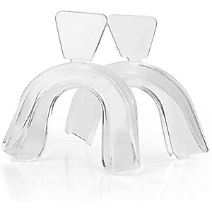 Practical and cleverMouth Guard Silicone Grinding Guard Teeth Whitening Tray Sleeping Gum Shield for Sports Bruxism Bite Guard 4 PCS