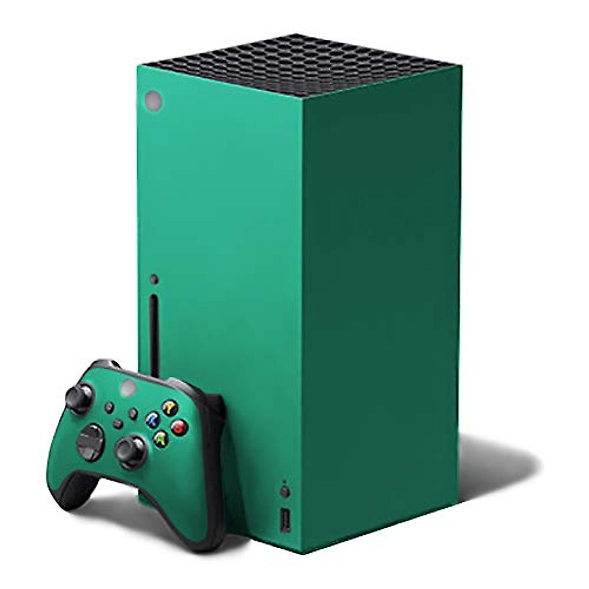 TEAL TURQUOISE - Vinyl Decal Mod Skin Kit by System Skins - Compatible with Microsoft Xbox Series X Console (XBX)