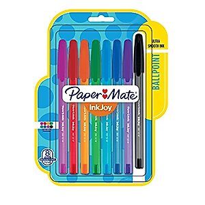 Paper Mate InkJoy 100ST Ballpoint Pens, Medium Point, Assorted Ink, 8 count(pack of 1) (1945932)