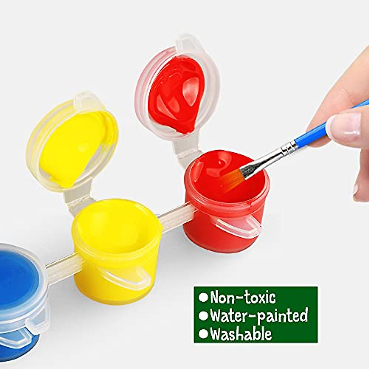 Kids Crafts, DIY 3D Dragon Painting Toys with 13 Color Educational Toy Painting Set Paint Your Own Gift Art and Craft Kit for Kids Boys Girls 3 4 5 6 7 8 9 Year Old