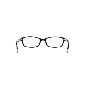 BURBERRY BE 2073 3164 Black Plastic Rectangle Eyeglasses 53mm