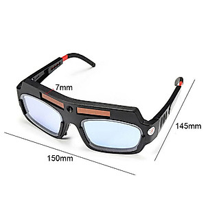 TEAMWILL 2PACK Welding Welder Glasses Mask Solar Auto Darkening Helmet Eyes Goggle Anti-glare