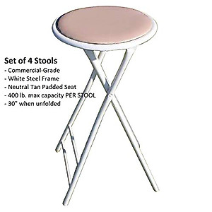 Best of Times 2002W1314 Portable Bar & Matching Bar Stools, One Size, Navy Blue