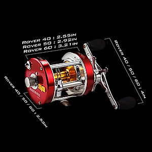 KastKing Rover Round Baitcasting Reel, Right Handed Fishing Reel,Rover60