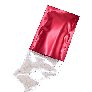 QQ Studio 200 PCS Metallic Mylar Foil Open Top Sealable Bags (7x10cm (2.7x3.9"), Red)