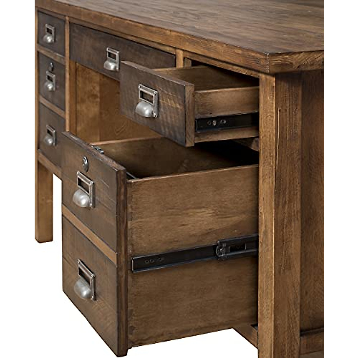 Martin Furniture Heritage Half Pedestal Desk