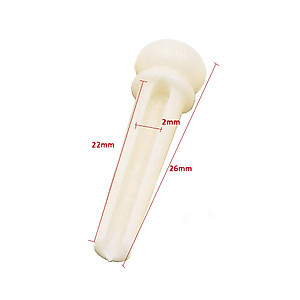 DISENS Acoustic Guitar Bridge Rosewood, Slotted Bone Nut and Saddle, 6 String Guitar Bridge Pins Replacement Parts