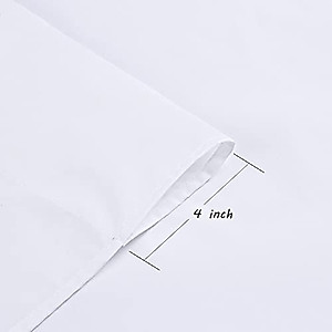 White Polyester Background Drapes 10ft x 8ft Photography Backdrop Curtain Outdoor Wedding Backdrop Panels
