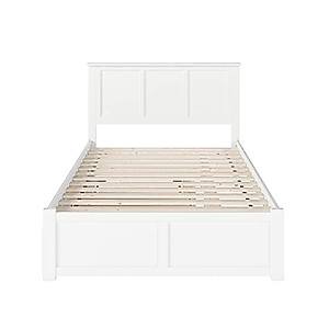 AFI Madison Platform Bed with Footboard & Trundle
