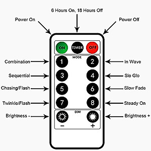 BXROIU 4 x Fairy Lights Battery Operated 8 Lighting Modes,50LEDs,16.4Ft/5 Meters Silver Wire String Lights,Timer Function,and Remote Control.for Christmas,Party,Wedding,Decorative Lighting(Warm White)