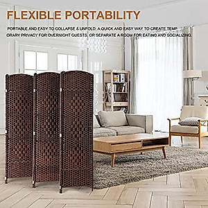 USAStock Beautiful Scenery Decorative Privacy Screen Outdoor Divider 119.29x 70.87 x 0.67 Privacy Screen and Modern Artwork