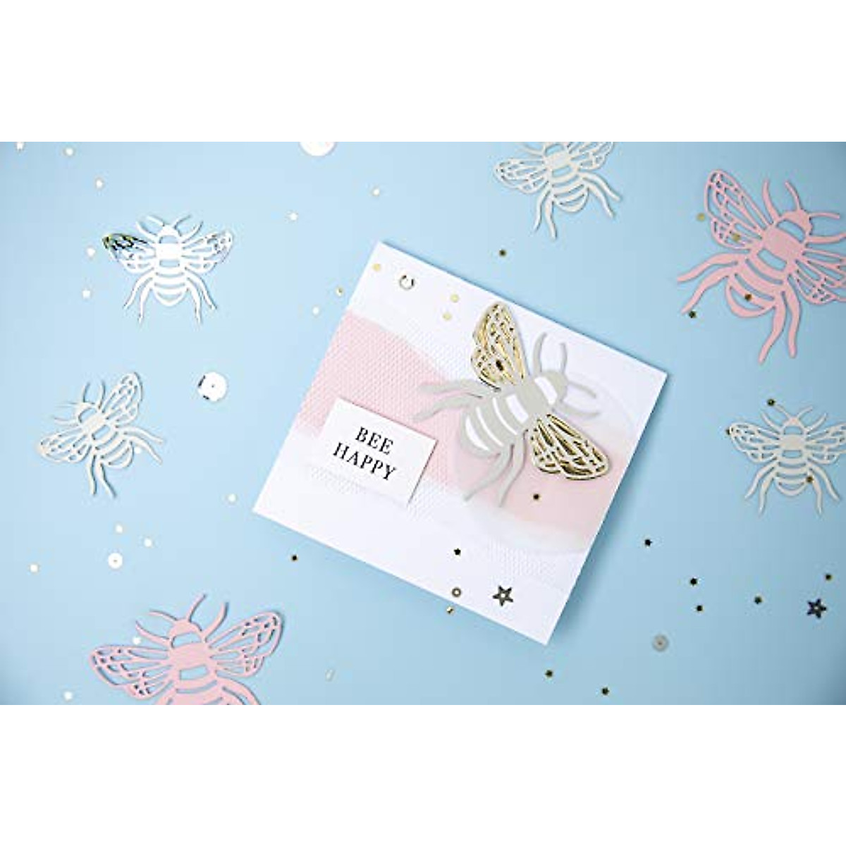 Sizzix Thinlits Die Set 4 Pack, Multicolor