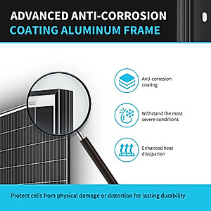 Renogy 2pcs Solar Panel Kit 320W 24V Monocrystalline On/Off Grid for RV Boat Shed Farm Home House Rooftop Residential Commercial House, 2 Pieces, UL Certified