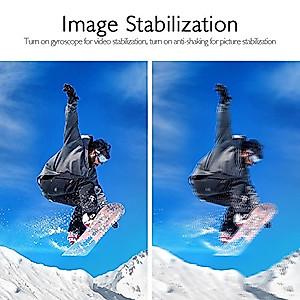 AKASO Brave 4 4K 20MP WiFi Action Camera Ultra HD with EIS 30m Waterproof Camera Remote Control 5X Zoom Underwater Camcorder with 2 Batteries and Helmet Accessories Kit Support External Microphone