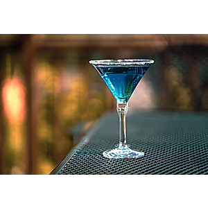 Molycular 60 Pack Plastic Martini Glasses, 5 Oz Plastic Cocktail glasses, Dessert Cup - for Party, Wedding, Birthday