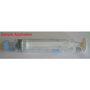 BAXA ExactaMed Oral Liquid Medication Syringe 5cc/5mL 10/PK Clear Medicine Dose Dispenser with Cap Exacta-Med Baxter Comar Latex Free