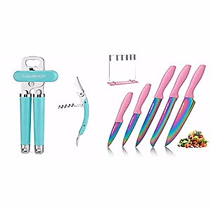 HAUSHOF Kitchen Knife Set 2PC Multifunctional Can Opener Set