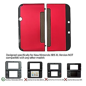Blue Elf Red Protective Shell/Skin for New Nintendo 3DS XL LL with Hard Case Design to Offer All-Around External Surface Protection