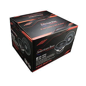 (2) American Bass XD-1222 1000w 12" Car Audio Subwoofers Subs w/ 120 Oz Magnets