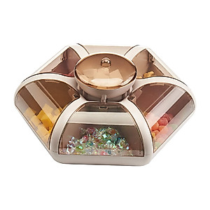 Multi Sectional Snack Serving Tray Set with Lid, Serving Tray/Platters, Snack Nut Bowl Set For Parties,TV,Family,Salad,Chips,Nuts,Peanuts Bowls