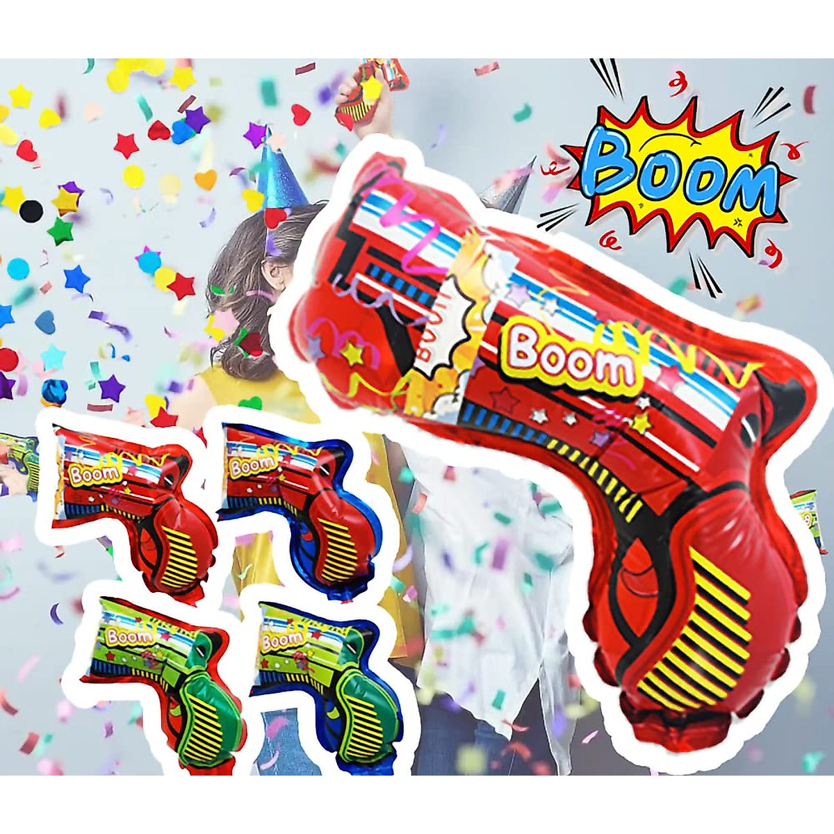 CIXVOEMK Confetti Cannon,Confetti Poppers,Wedding Confetti,Birthday Confetti,Party Poppers,Biodegradable Confetti,Mini Confetti Poppers,Handheld Confetti 10PCS